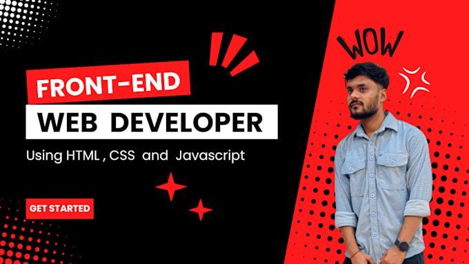 Be Your Frontend Website Magician Using Html Css Javascript By