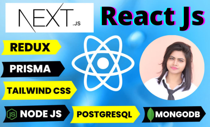 Develop React Js Next Js Website With Tailwind Css Nodejs Mongodb