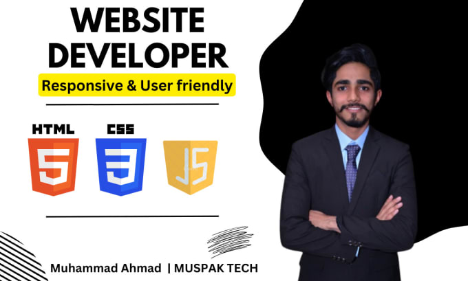Be Yours Front End Web Developer Using Html Css Bootstrap Static