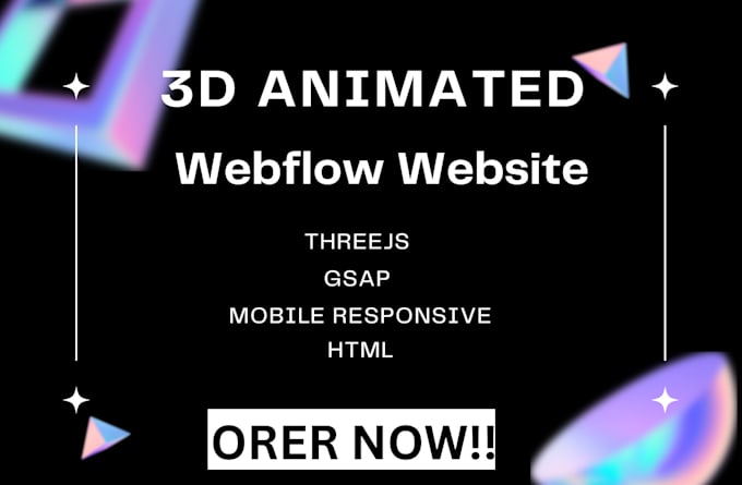 Do D Animated Webflow Website Interactive D Model Animation Using
