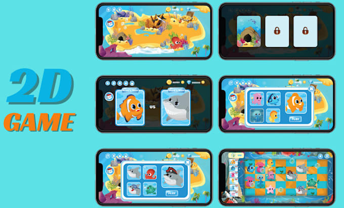 Build Unity 2d Game 2d Mobile Game App Development 2d Game Design 2d