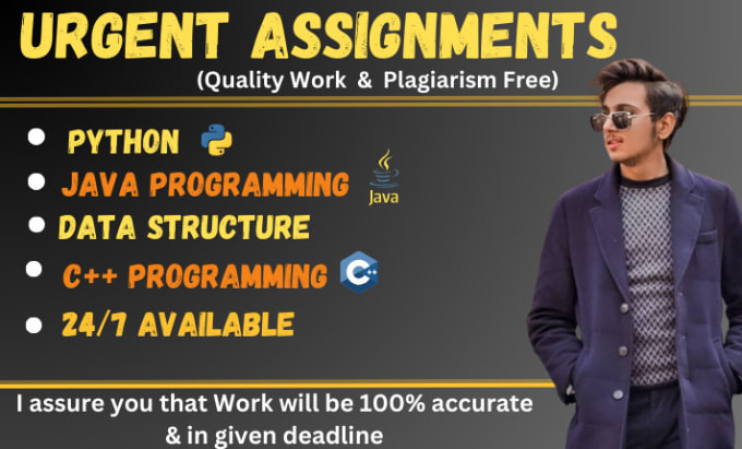 Do Computer Science Assignments And Tasks In Python Java C Cpp