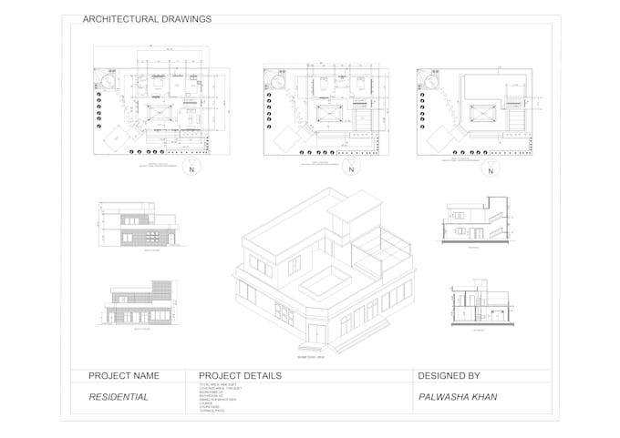 Draw Architectural Autocad Drawings By Palwashakhan Ar Fiverr