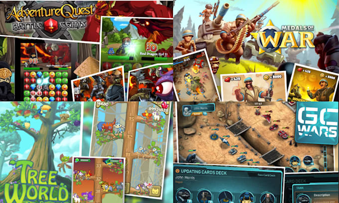 Do 2d 3d Mobile Game App Development 2d Unity Game Development