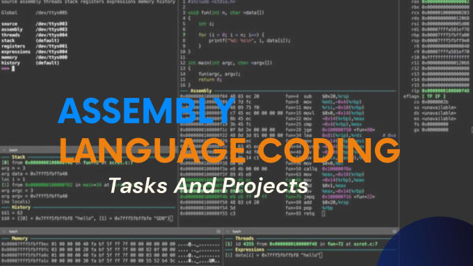 Tackle Masm Nasm And X86 Assembly Language Projects By Ubaidullahz06