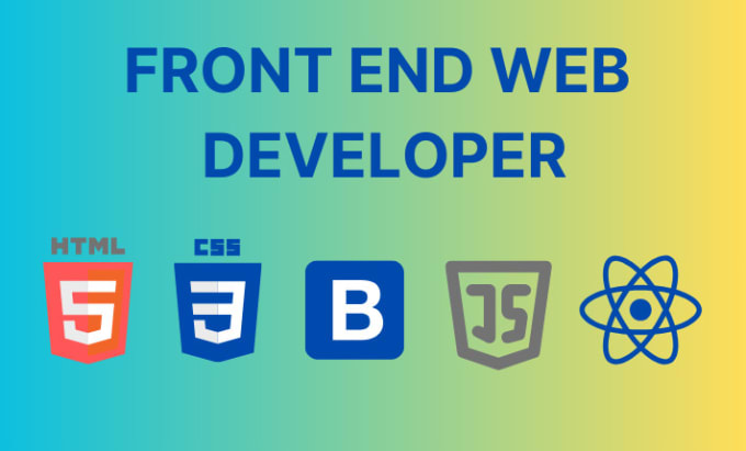Be Your Front End Web Developer Using React Js Html Css By