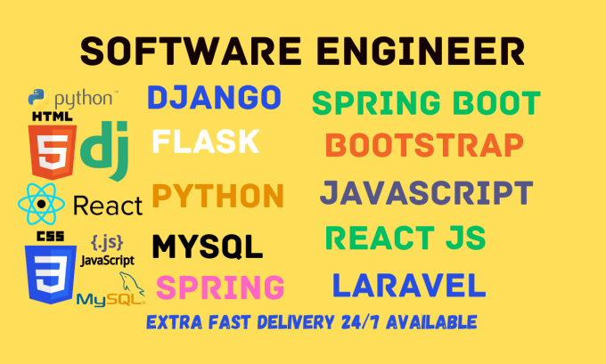 Do Django Flask React Spring Boot Laravel And Sql Projects By Pro