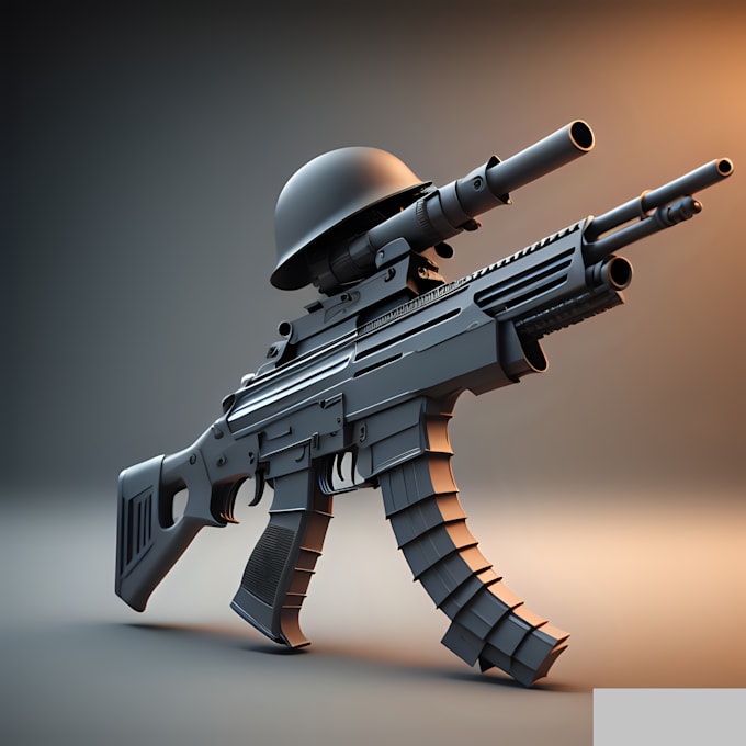 Create 3d Game Assets Weapon Gun Asset Props And Model For Unity And