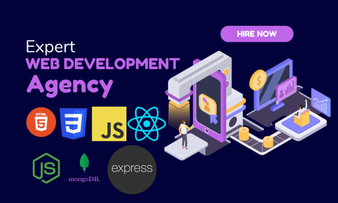 Be Your Web Developer Using Html Css Javascipt React Js And Node Js