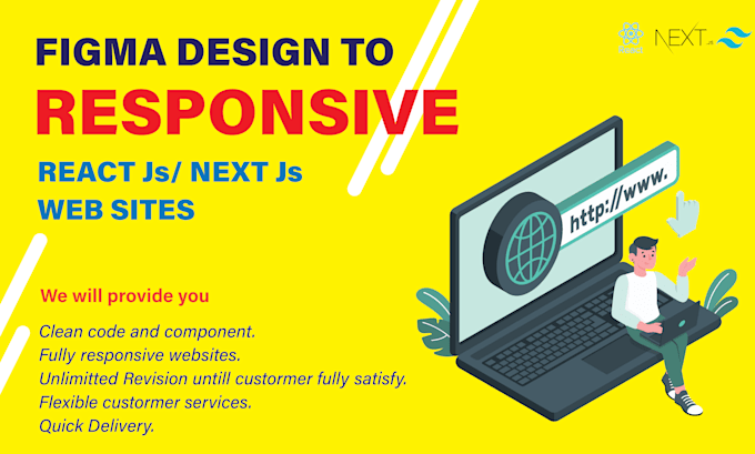 Convert Any Figma Design To A Responsive React Next Websites Web