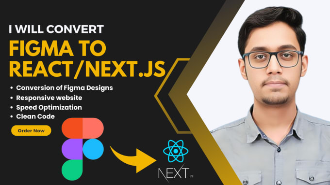 Convert Figma Designs To Responsive React And Next Js Website With