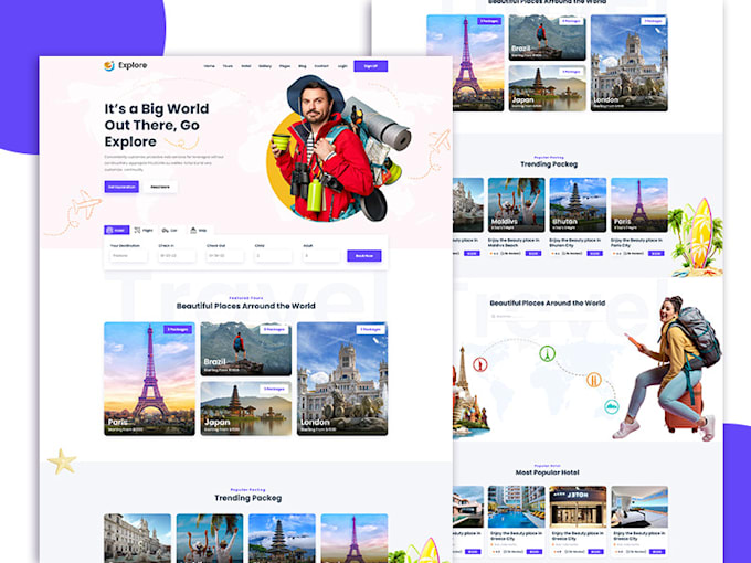 Create Websites As Frontened Developer Using Bootstrap And Sass By