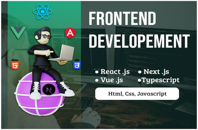 Be Frontend Web Developer And Designer Using Html Css Bootstrap Reactjs