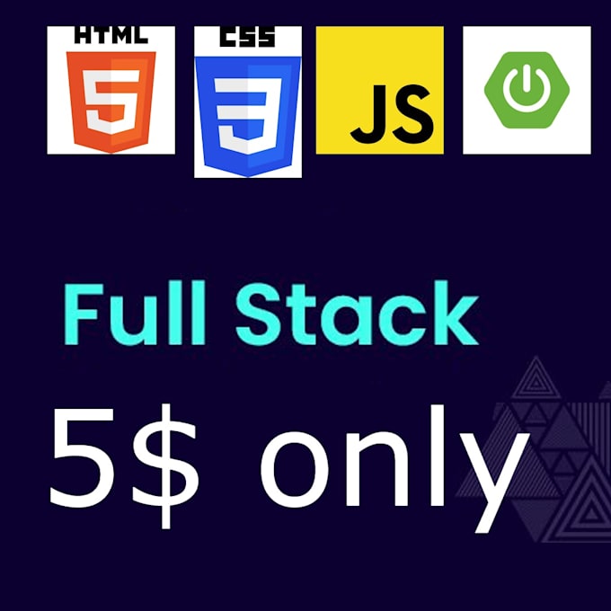 Build Full Stack Apps With Html Css Js Spring And Give The Source Code