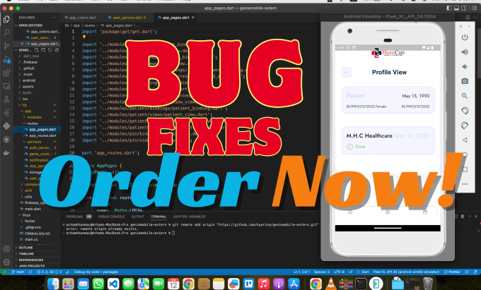 Fix Bugs And Errors In Your Flutter App Flutter Bug Fix Flutter Fix By