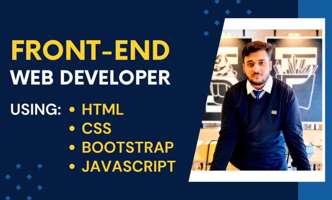 Be Your Frontend Web Developer Using Html Css Bootstrap Javascript