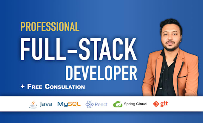 Build Web App As Full Stack Developer Using Java Spring Javascript