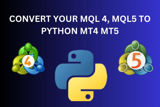 Code Using Mql5 Mql4 Or Python On Ninjatrader Mt4 Mt5 Pinescript