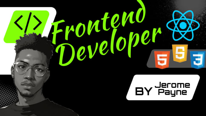 Be Your Front End Web Developer Using Html Css React Js Bootstrap By