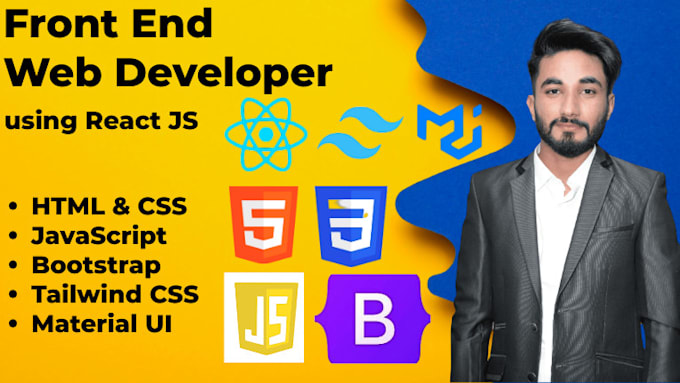 Be Front End Web Developer In React Js By Smart Sohail Fiverr