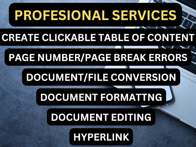 Create A Clickable Table Of Content Page Numbers And Document