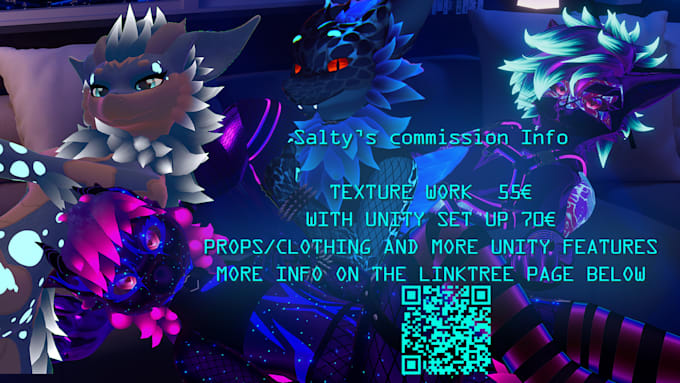 Create A Vrchat Avatar Retexture For You By Salty Snicker Fiverr
