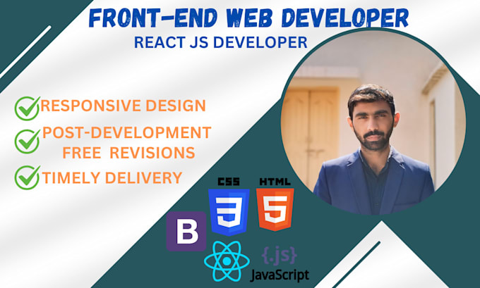 Develop A Responsive Frontend Website With Html Css Js React By Sunny