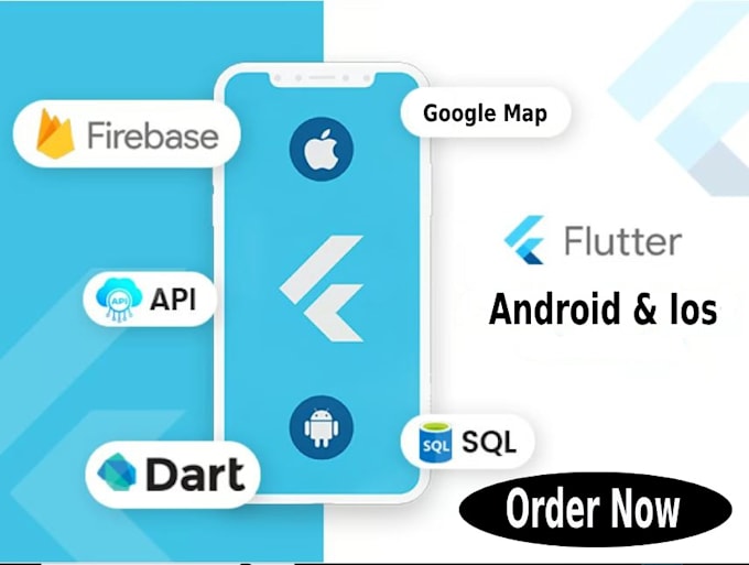 Do Rest Api Firebase Integration And Google Map Integration In