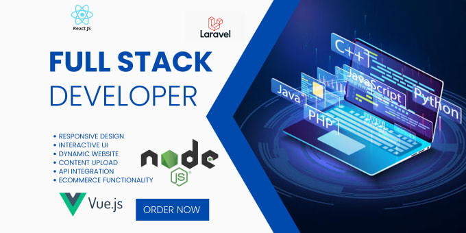 Be Your Full Stack Developer Laravel React Js Node Js Vue Js By Kevin