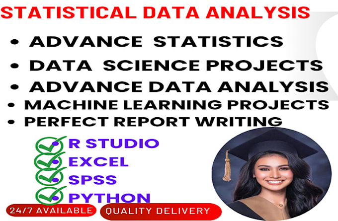 Do Statistical Data Analysis R Programming Excel Python R Studio