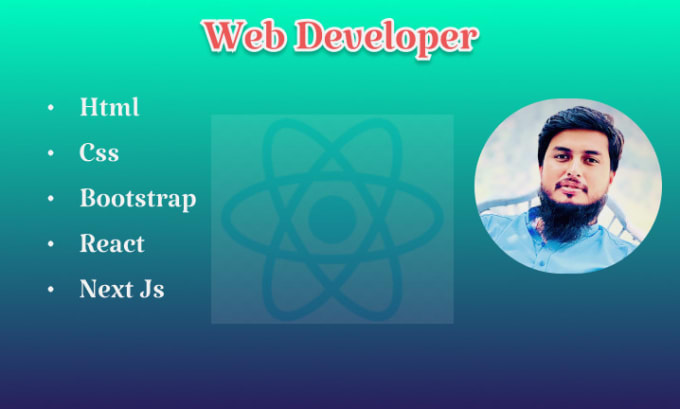 Be Your Frontend Web Developer Using React Next Js By Amadullah5 Fiverr
