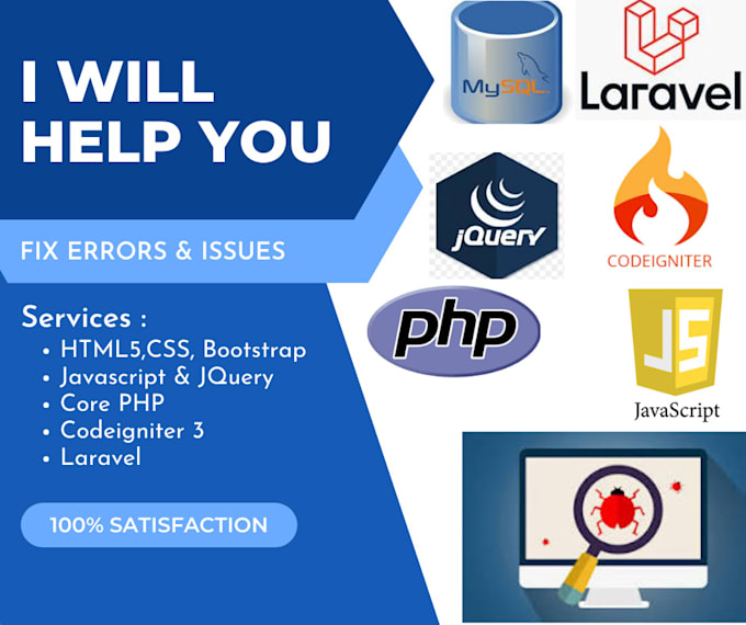 Develop And Solve Errors In Your Laravel Website By Zain918 Fiverr
