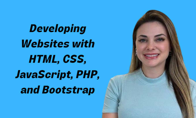 Do Web Design And Web Development With Html Css Js Bootsrap And Php