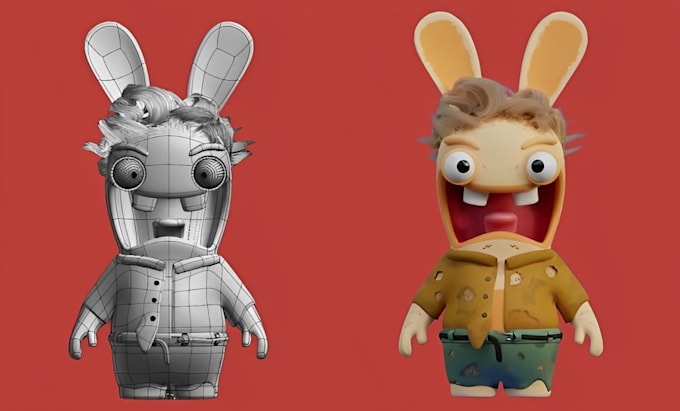 Do 3d Character Modelling 3d Character Rigging 3d Model In Maya And