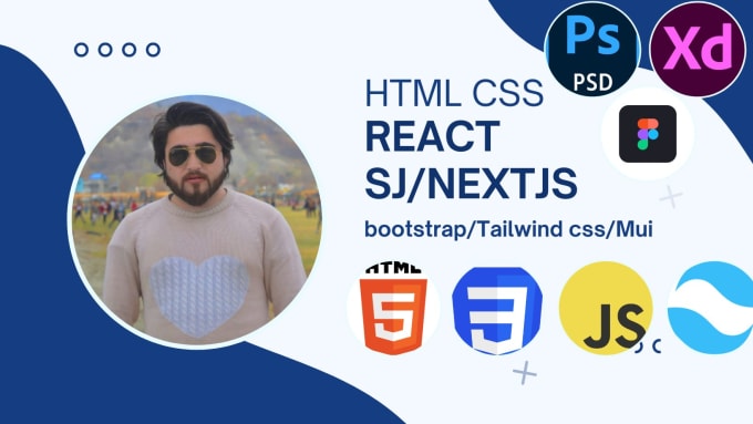 Convert Figma To Html Css Using Tailwind Css Mui React Js Next Js By
