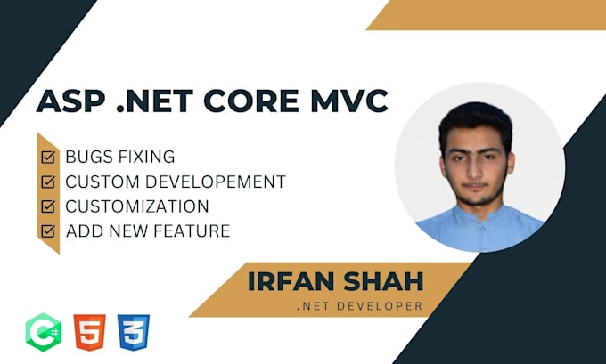 Develop Asp Net Mvc Web Application And Bug Fixing By Irfanshah24 Fiverr