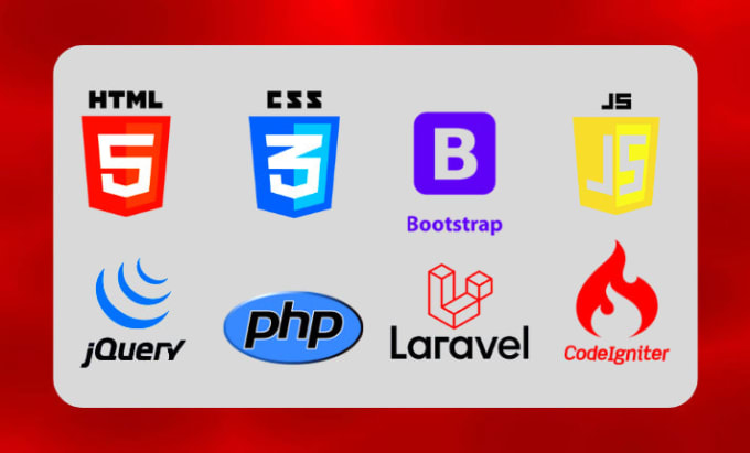 Do Your Front End Web Development Html Css Bootstrap Js By Engineer