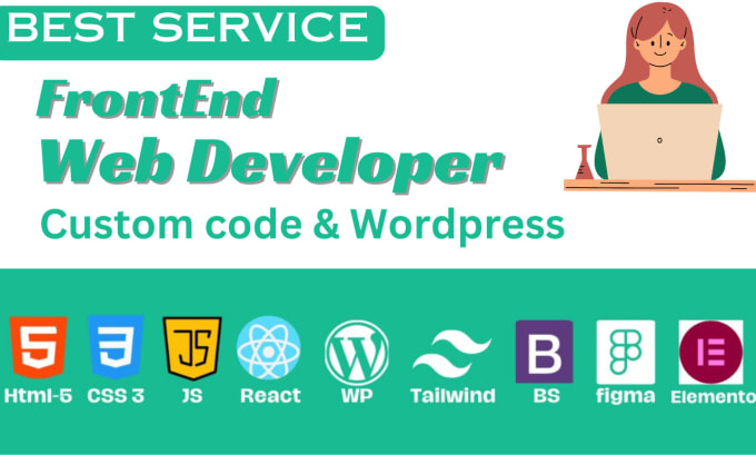 Be Your Frontend Website Coder Html Css Js Reactjs Wordpress By