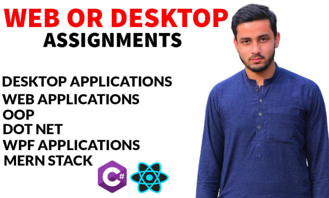 Create Web Desktop C Sharp Dot Net Wpf Winform Assignments And