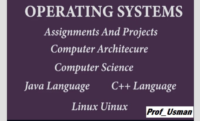 Do Operating System Computer Architecture And Science Java Cpp