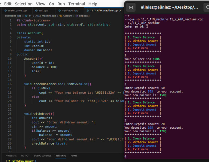 Help In Problems Related To Python Linux Bash C Cpp Dsa By