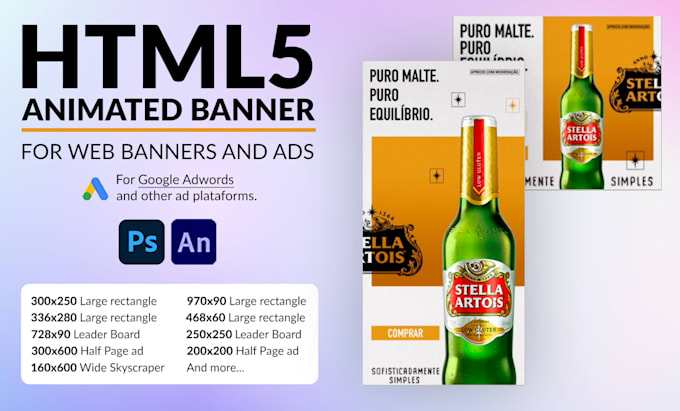 Create Animated Html5 Banner Ads By Gabriel Hideki Fiverr