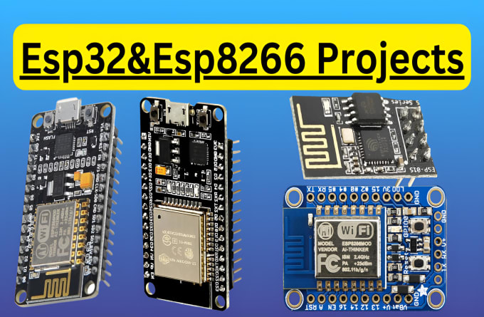 Do Esp32 And Esp8266 Programming Coding Iot Project By Mh Electronics