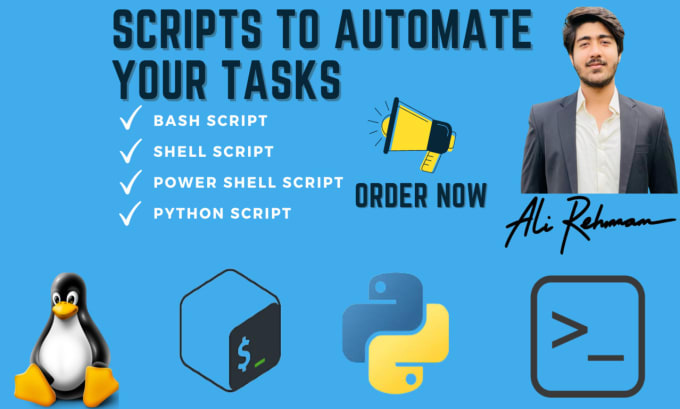 Write Scripts In Bash Shell Python Powershell And Do Automation In