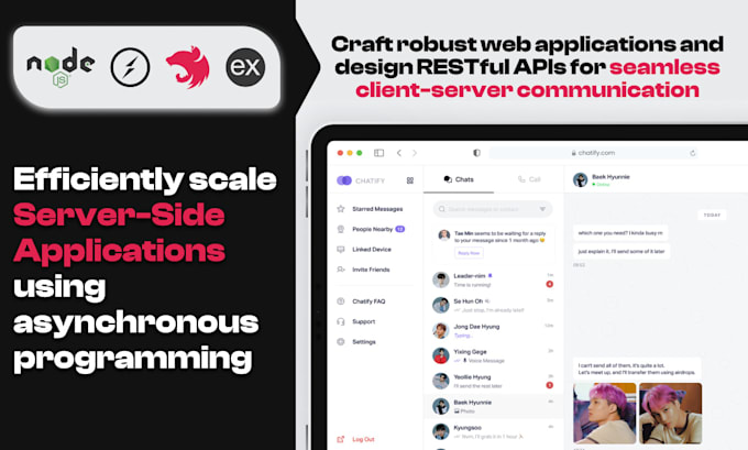 Do Web Apps Chats With Socket Io React Native Node Js And Twillo By Oyewolereact Fiverr