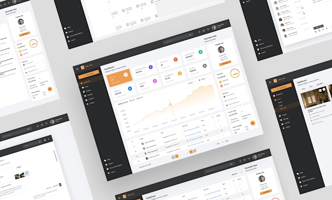 Design Dashboard Saas Web App Crm Admin Panel Or Software Ux Ui In