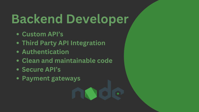 Create Backend And Apis Using Nodejs And Nestjs By Dev Usmaan Fiverr