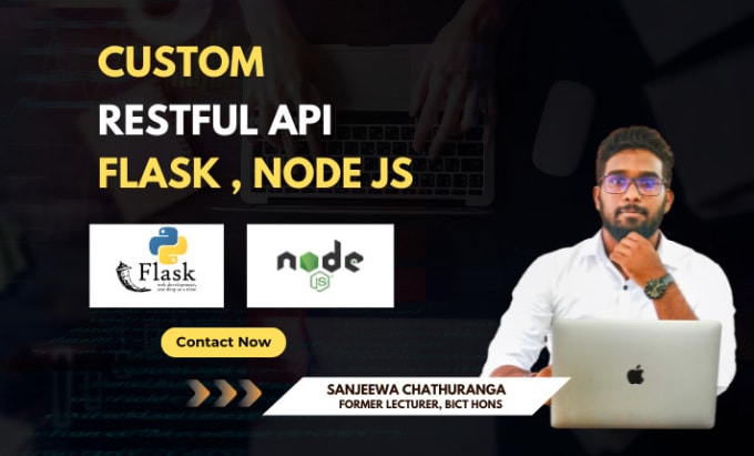 Create Custom Restful Apis Using Flask Python And Nodejs By Sanjeewa