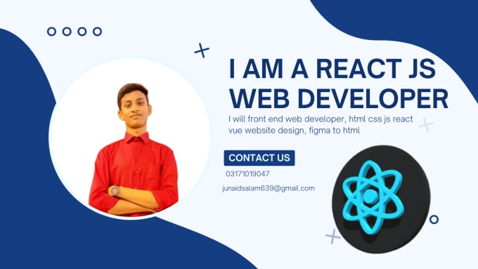 Front End Web Developer Html Css Js React Vue Website Design Figma To