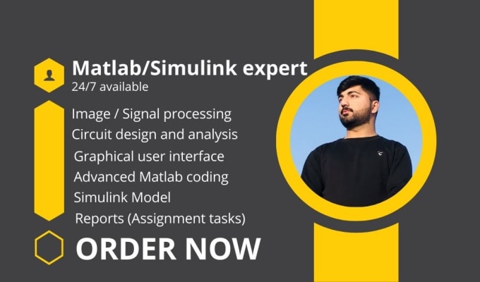 Do Matlab Coding Simulink Image And Signal Processing Gui And Control